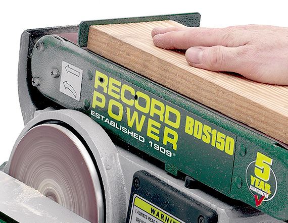 Record Power BDS150 6" x 4" Belt & Disc Sander