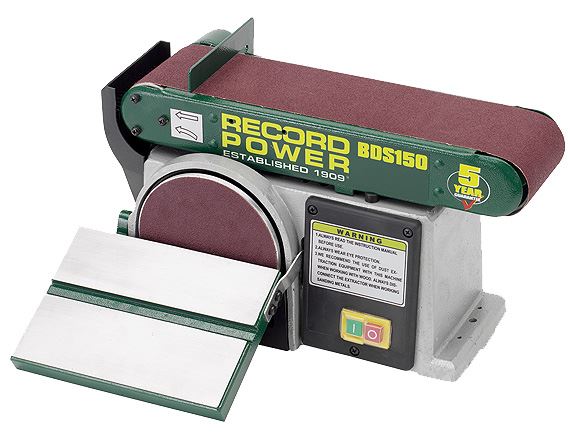 Record Power BDS150 6" x 4" Belt & Disc Sander