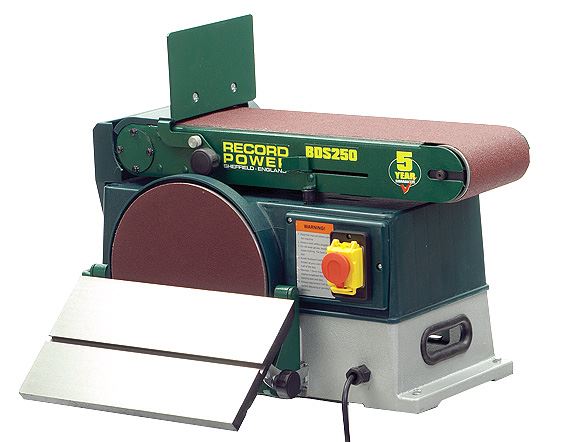 Record Power BDS250 10" x 6" Belt & Disc Sander